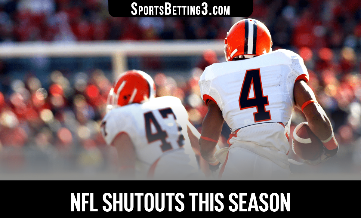 2025-26 NFL Shutouts This Season