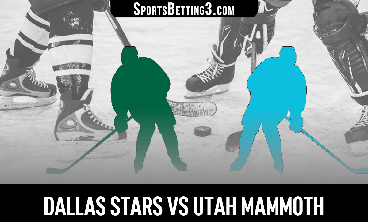 Dallas Stars vs Utah Mammoth Odds - SportsBetting3.com